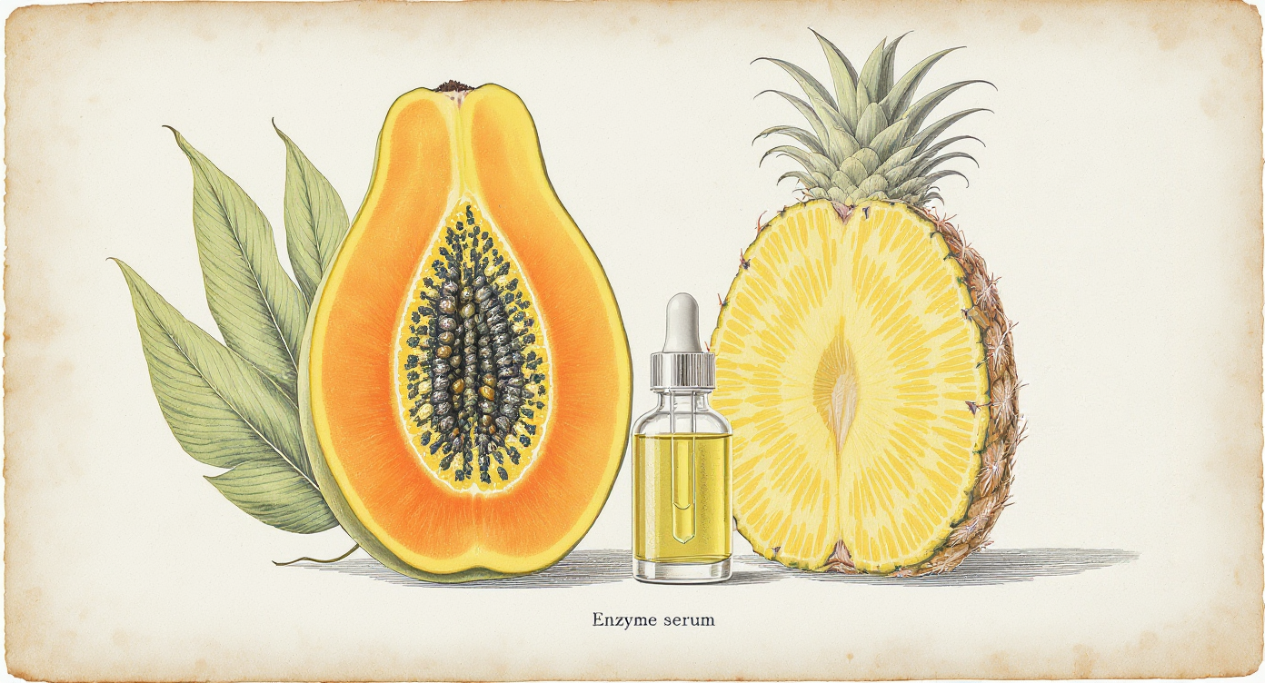 Mapping the Tropics: How Papaya & Pineapple Enzymes Gently Resurface Y