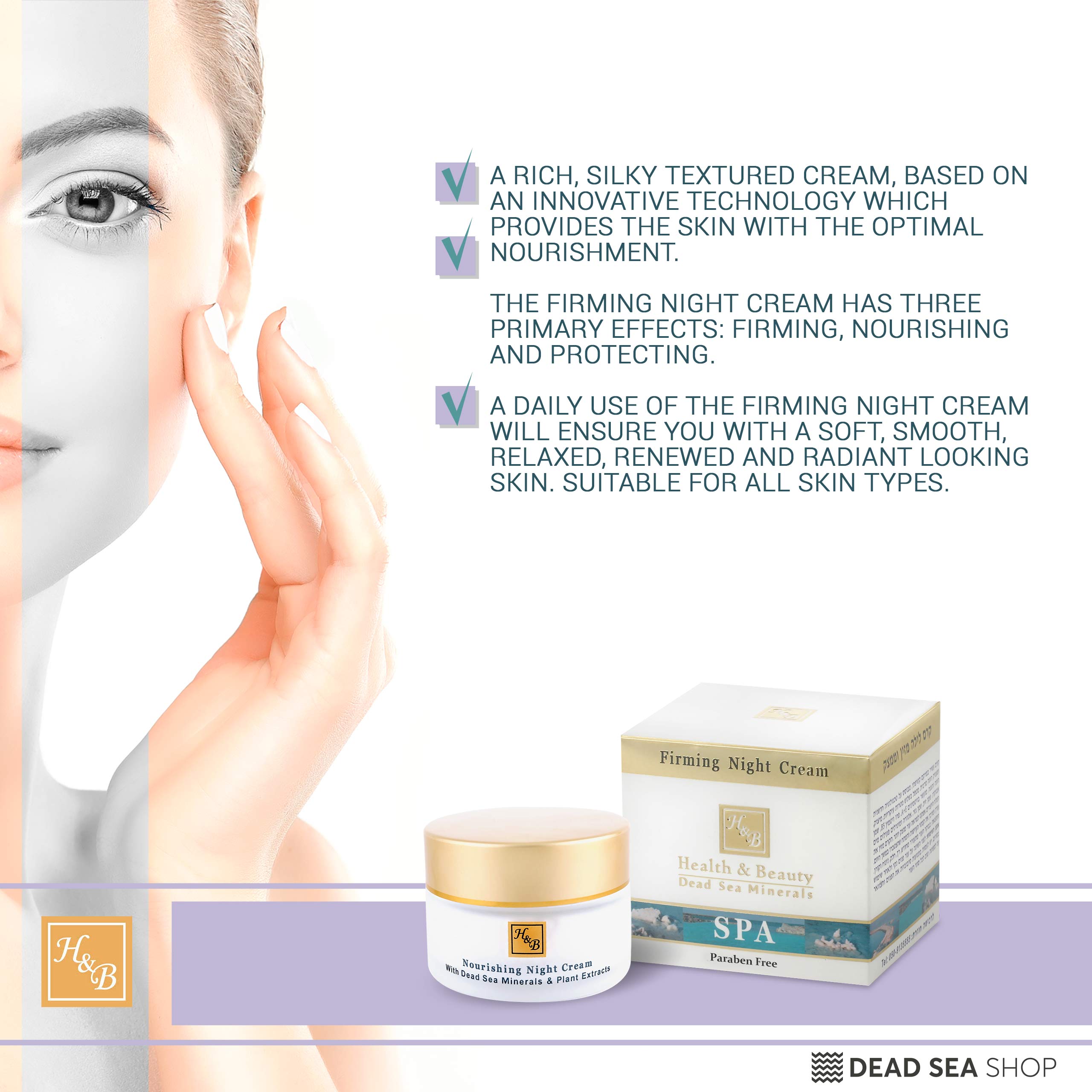 Firming Night Cream | Dead Sea Shop