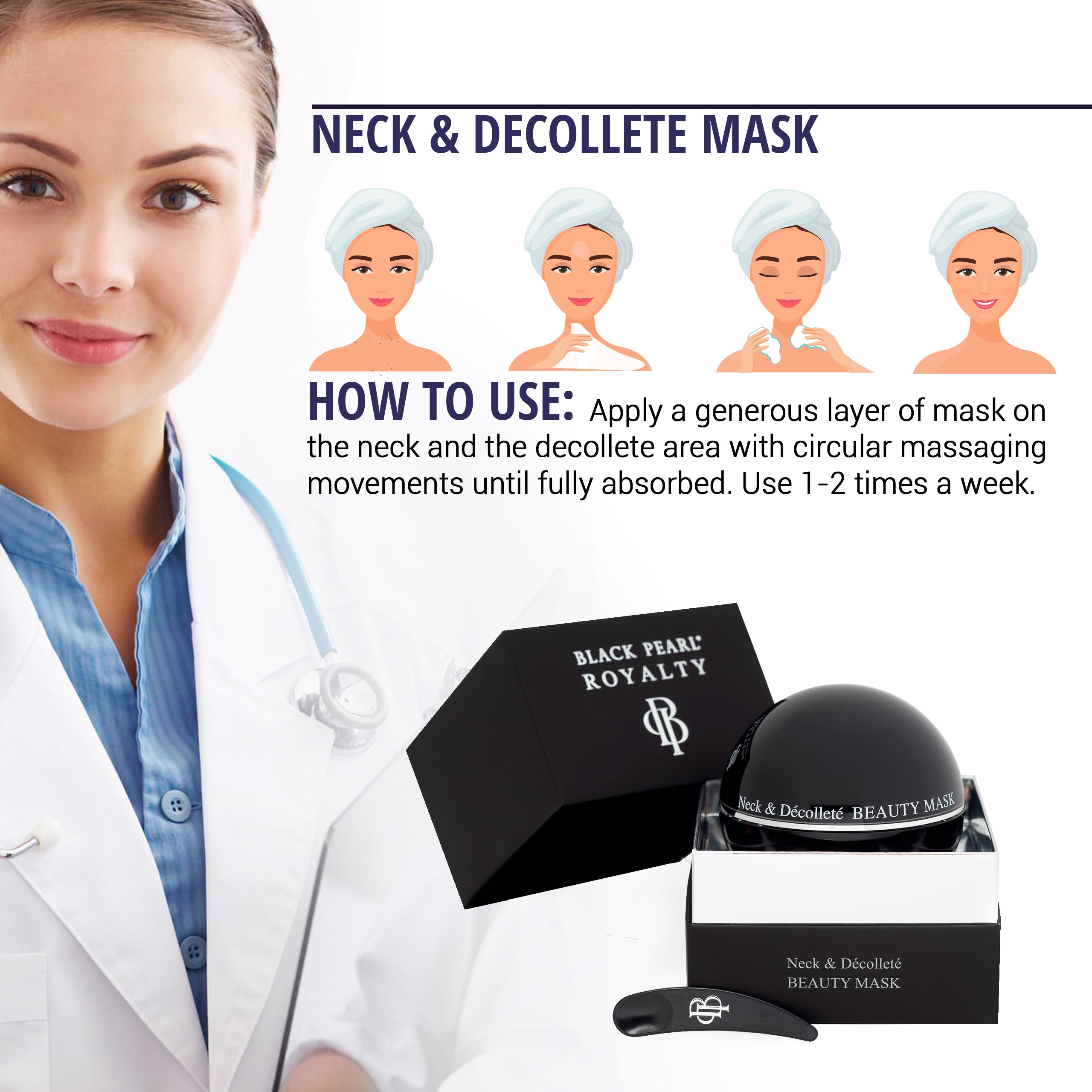 Neck & Decollete Mask | Dead Sea Shop